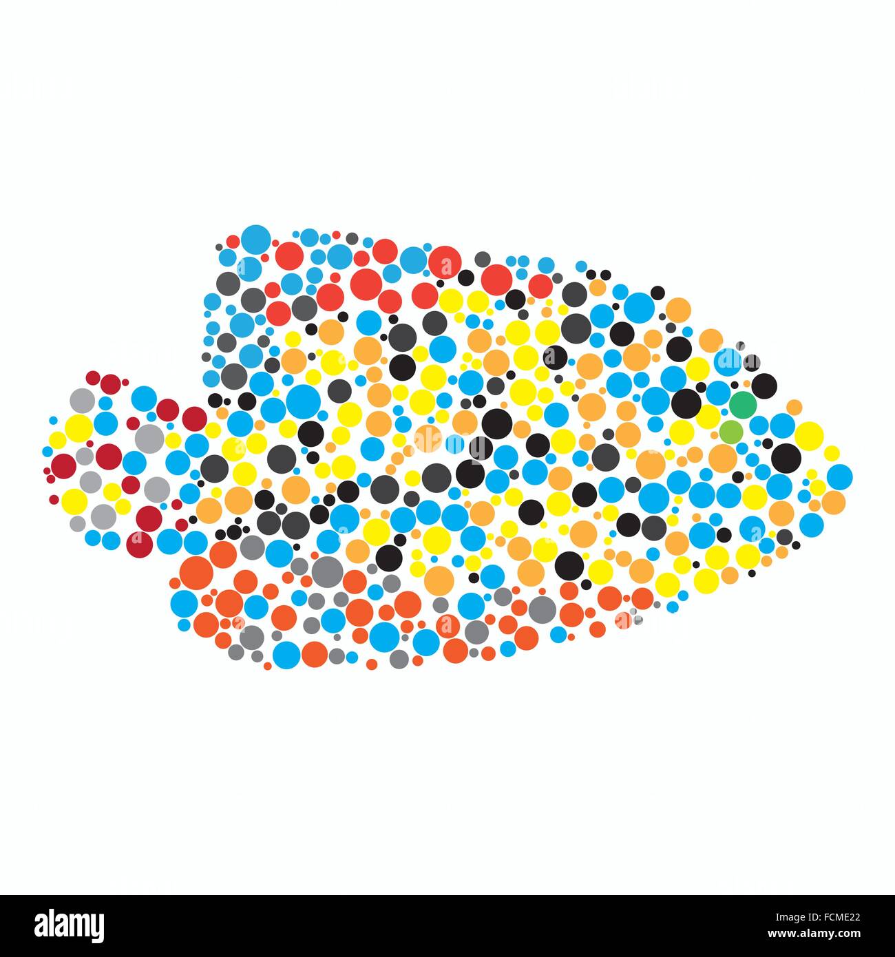 Dotted fish silhouette Stock Vector Image & Art - Alamy