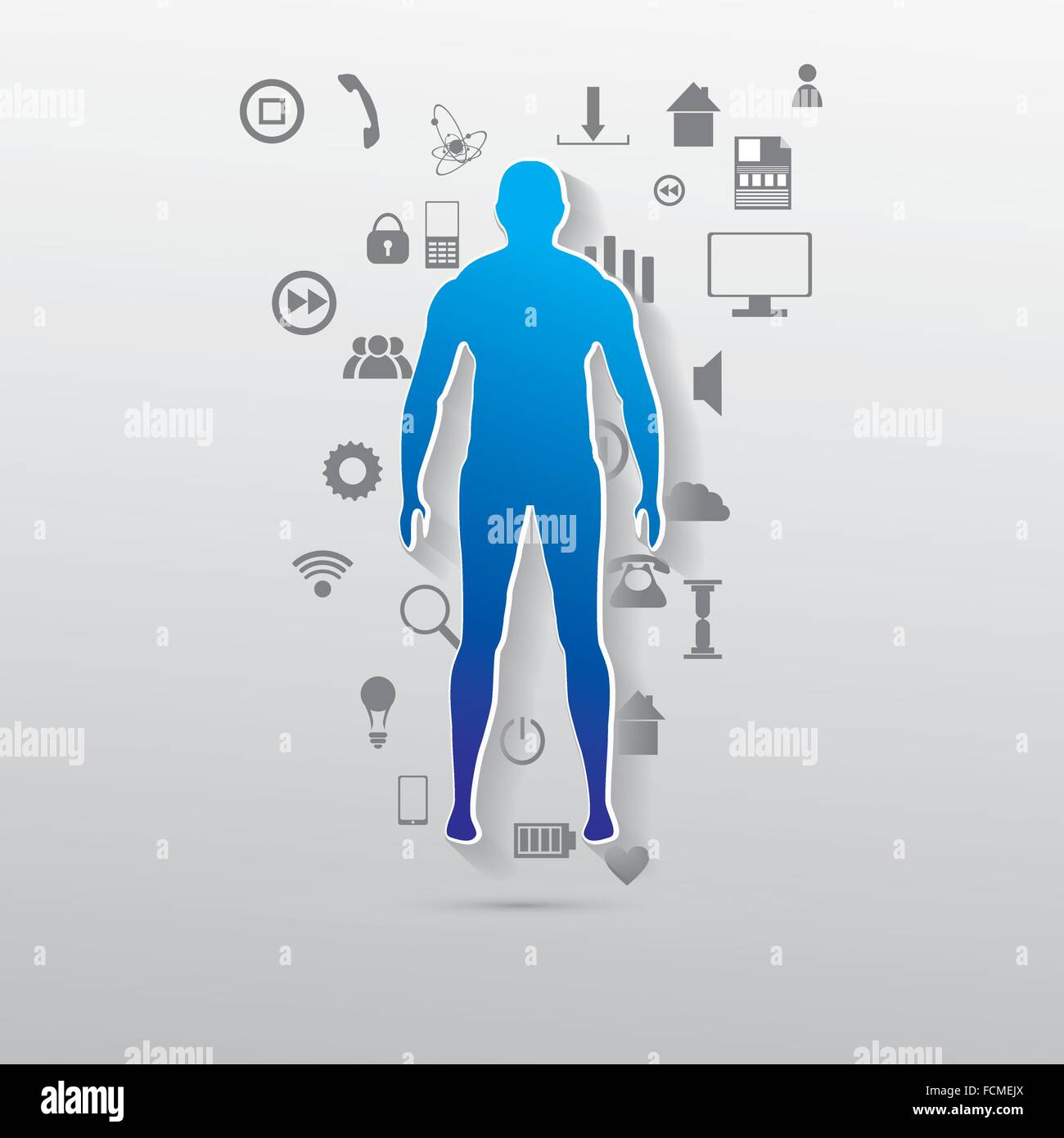 Profile background Stock Vector Images - Alamy