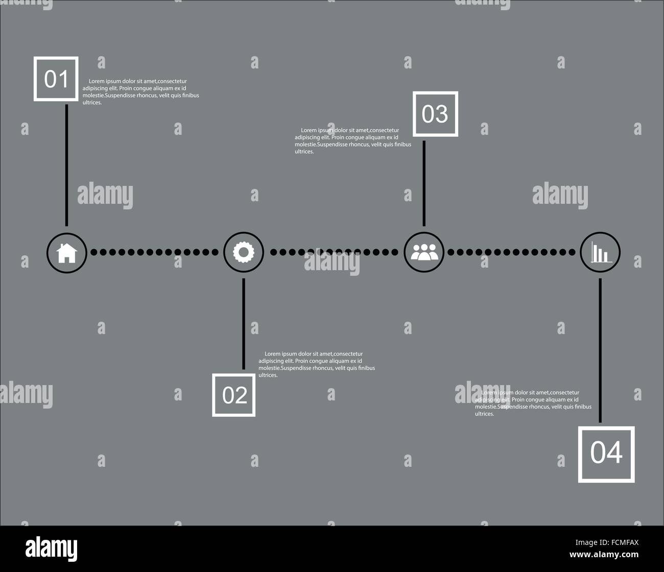 Modern timeline design template Stock Vector Image & Art - Alamy