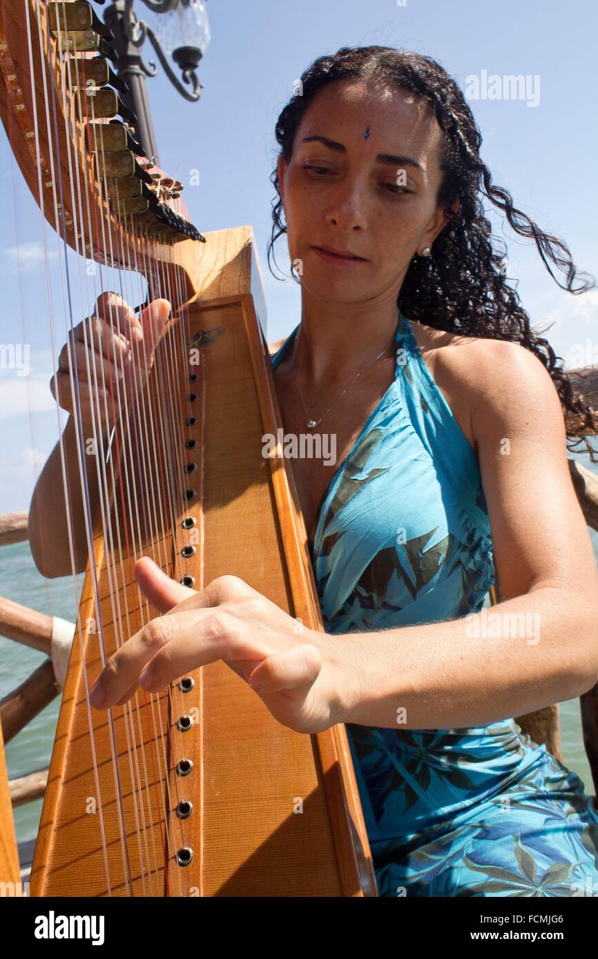 Close harp hi-res stock photography and images - Alamy