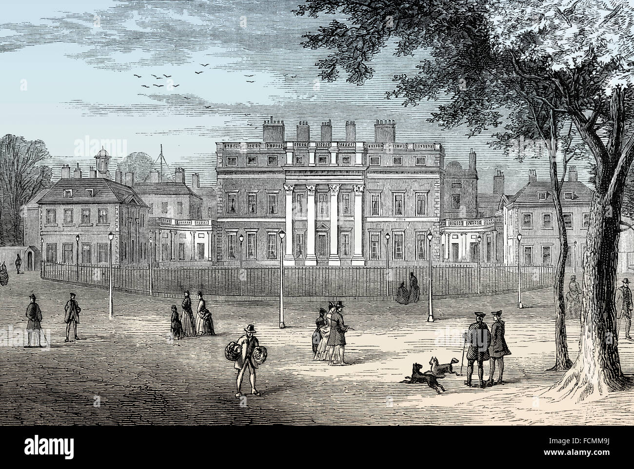 Buckingham house hi-res stock photography and images - Alamy