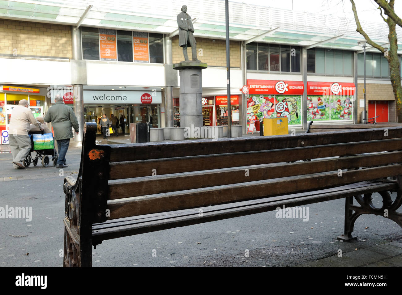 Havelock Square Swindon Town Centre before it was upgraded in January ...