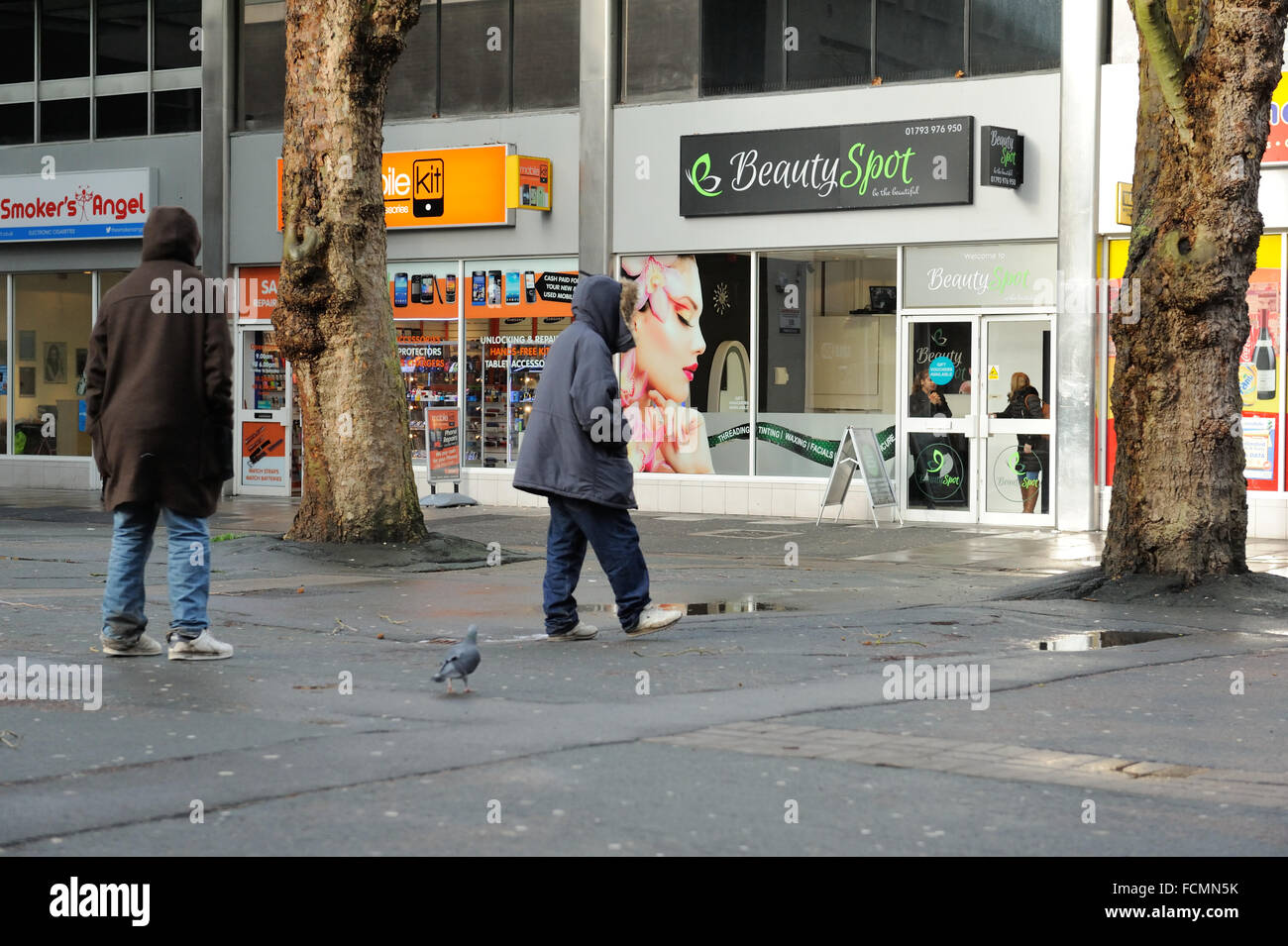 Havelock Square Swindon Town Centre before it was upgraded in January ...
