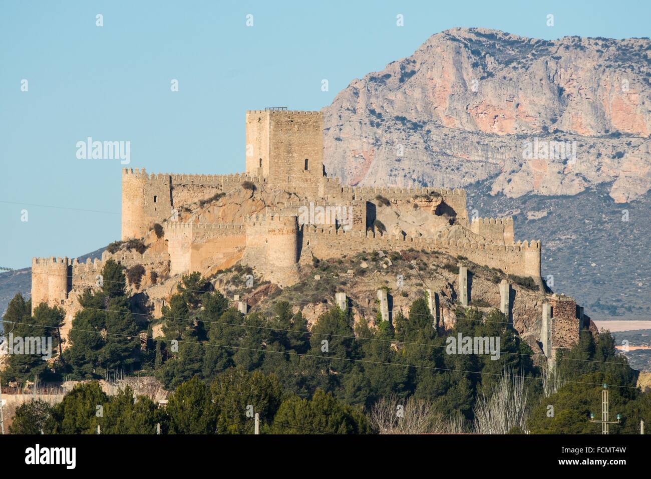 Almansa Castle Albacete Province Spain High Resolution Stock ...