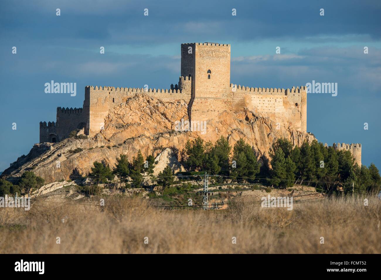 Almansa castle albacete province spain hi-res stock photography and ...