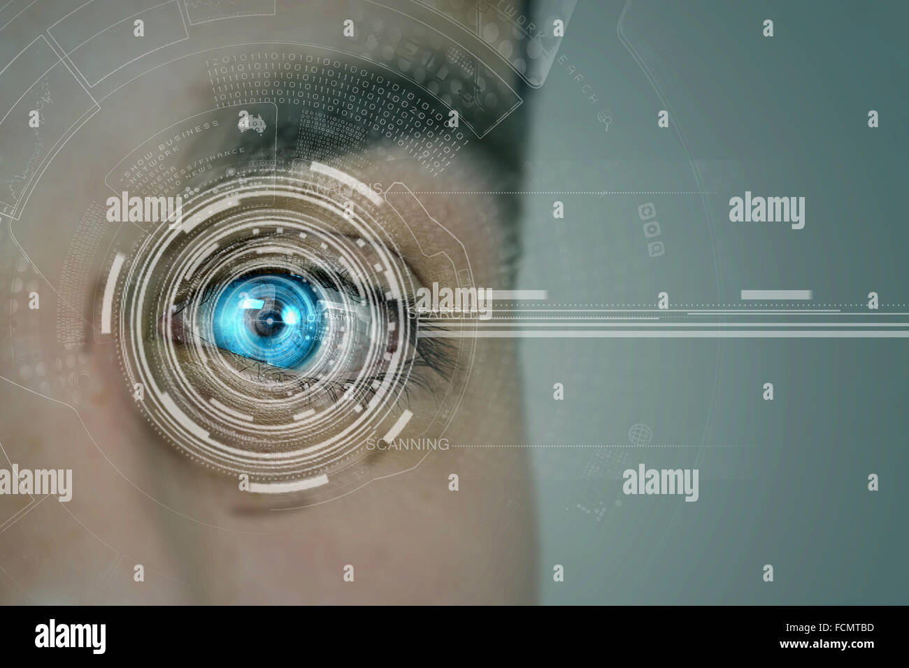 Process of eye scanning hi-res stock photography and images - Alamy