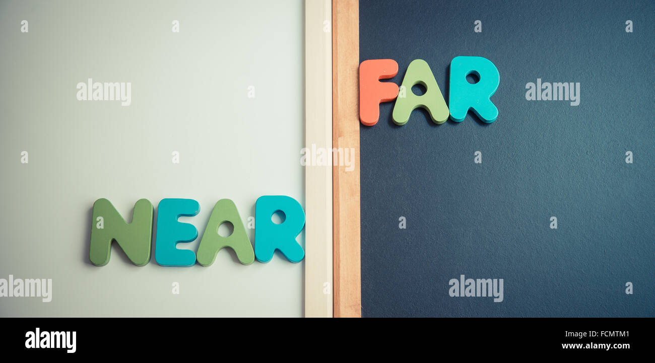 Near And Far Concept High Resolution Stock Photography and Images - Alamy