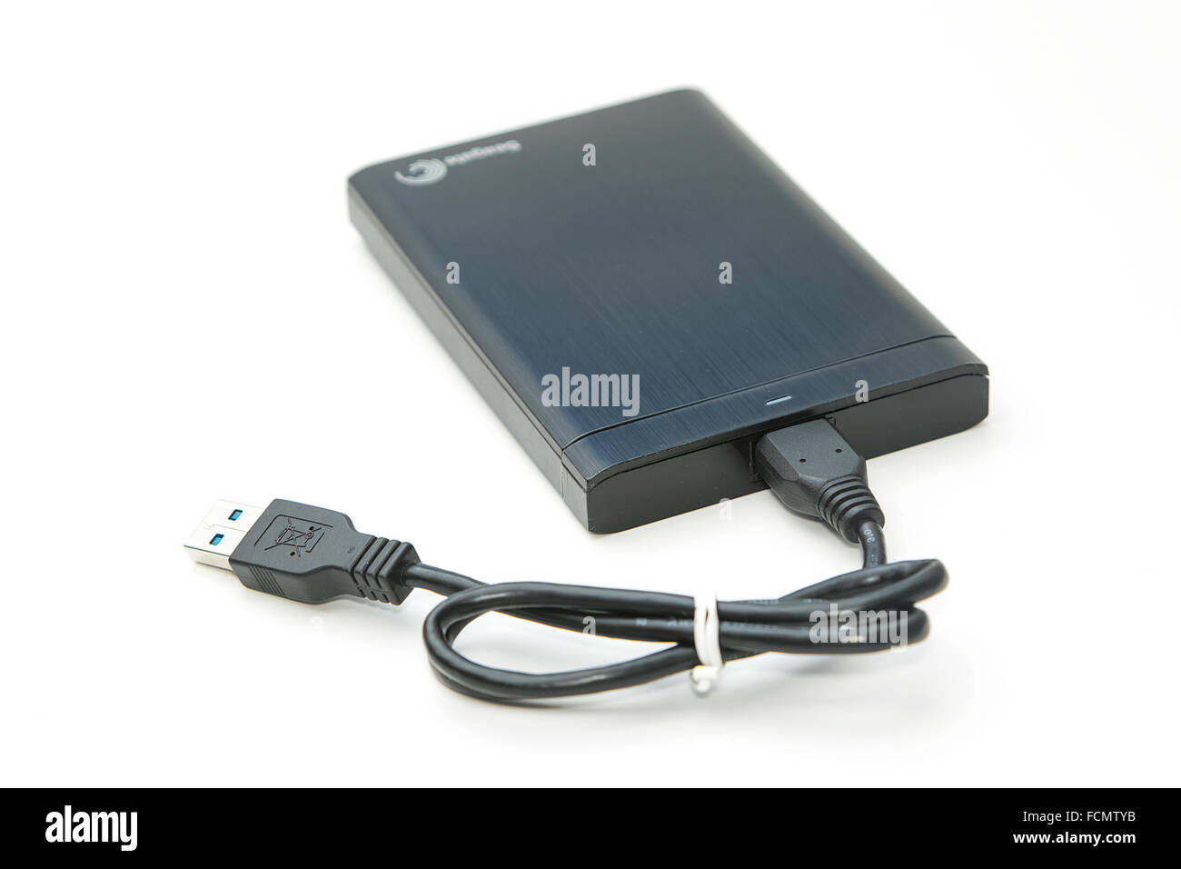 external hard drive isolated Stock Photo - Alamy