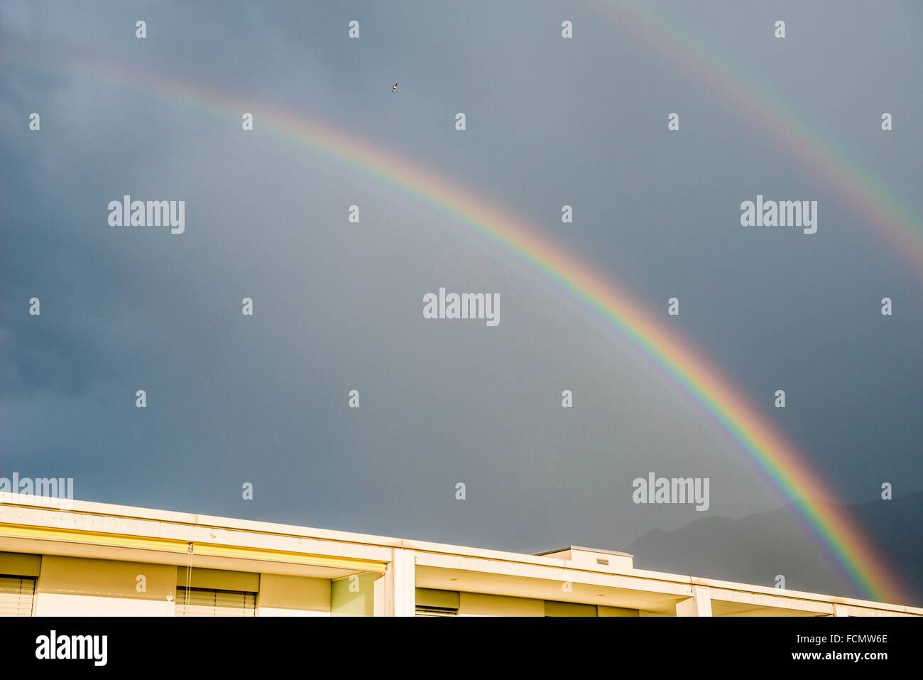 Rainbow building hi-res stock photography and images - Alamy