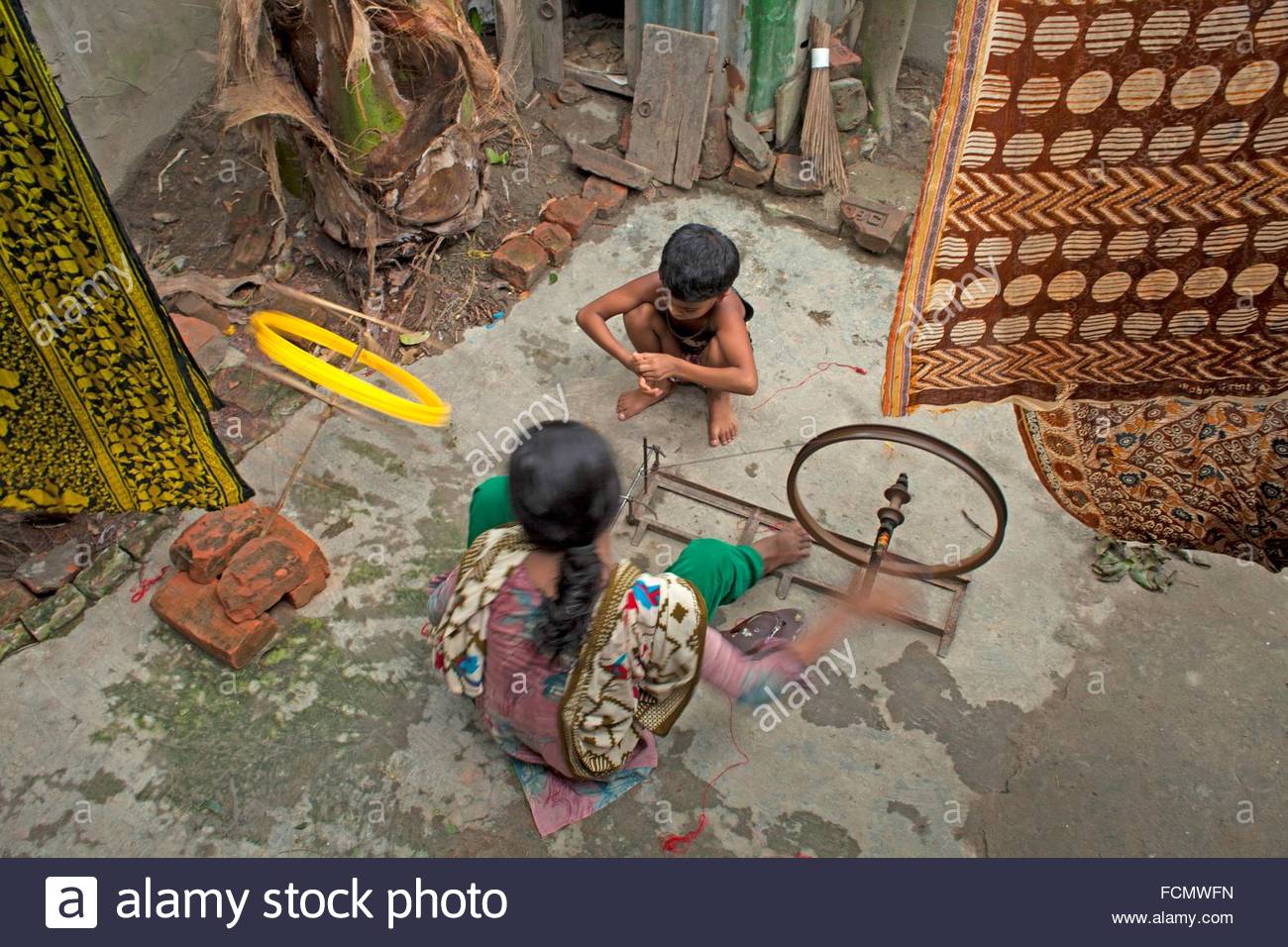 Child Labour Textile Factory Stock Photos & Child Labour Textile ...