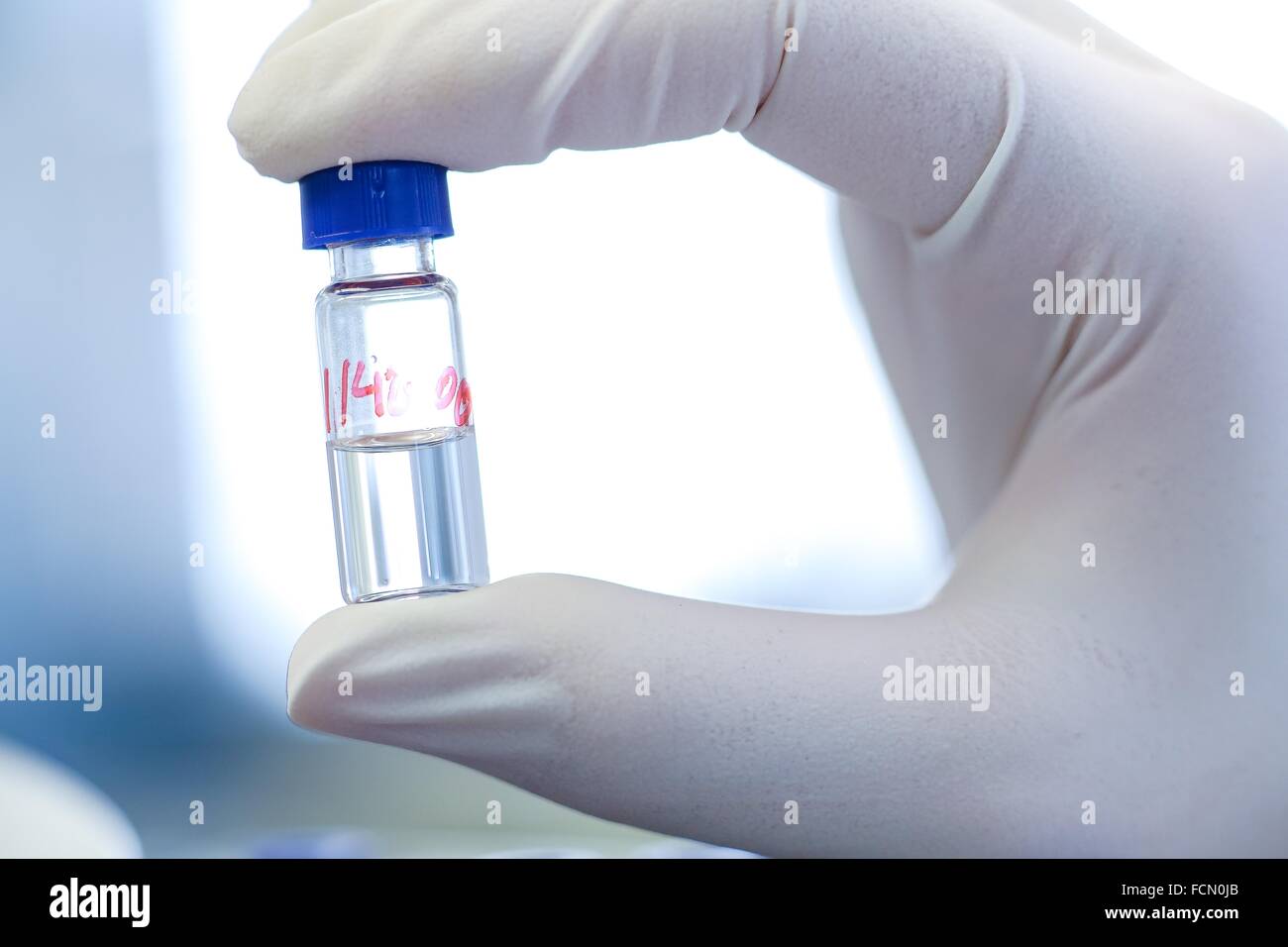 Sample Gc Ms Gas Chromatograph With Mass Detector Analysis Of