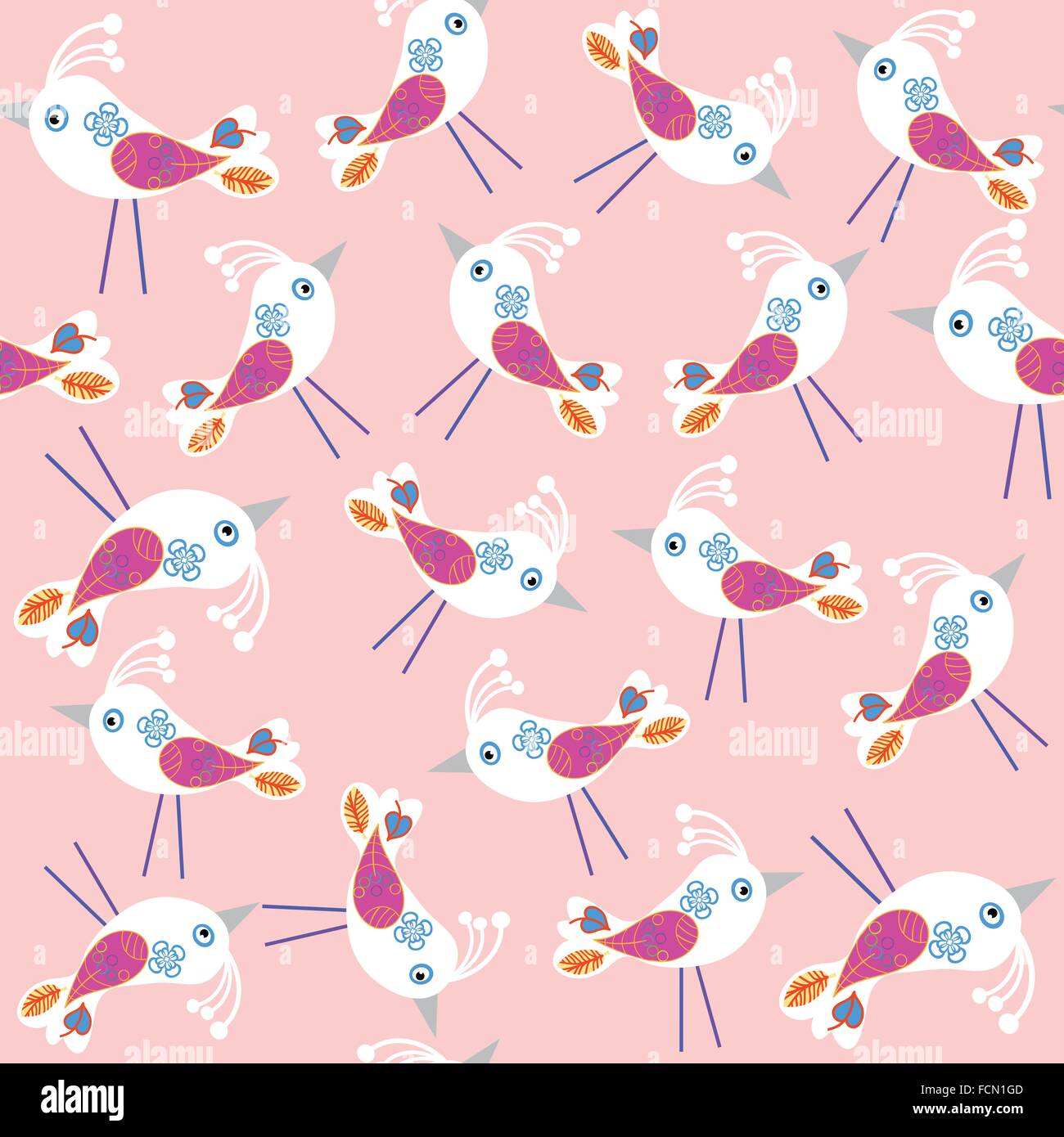 Birds in flight retro Stock Vector Images - Alamy