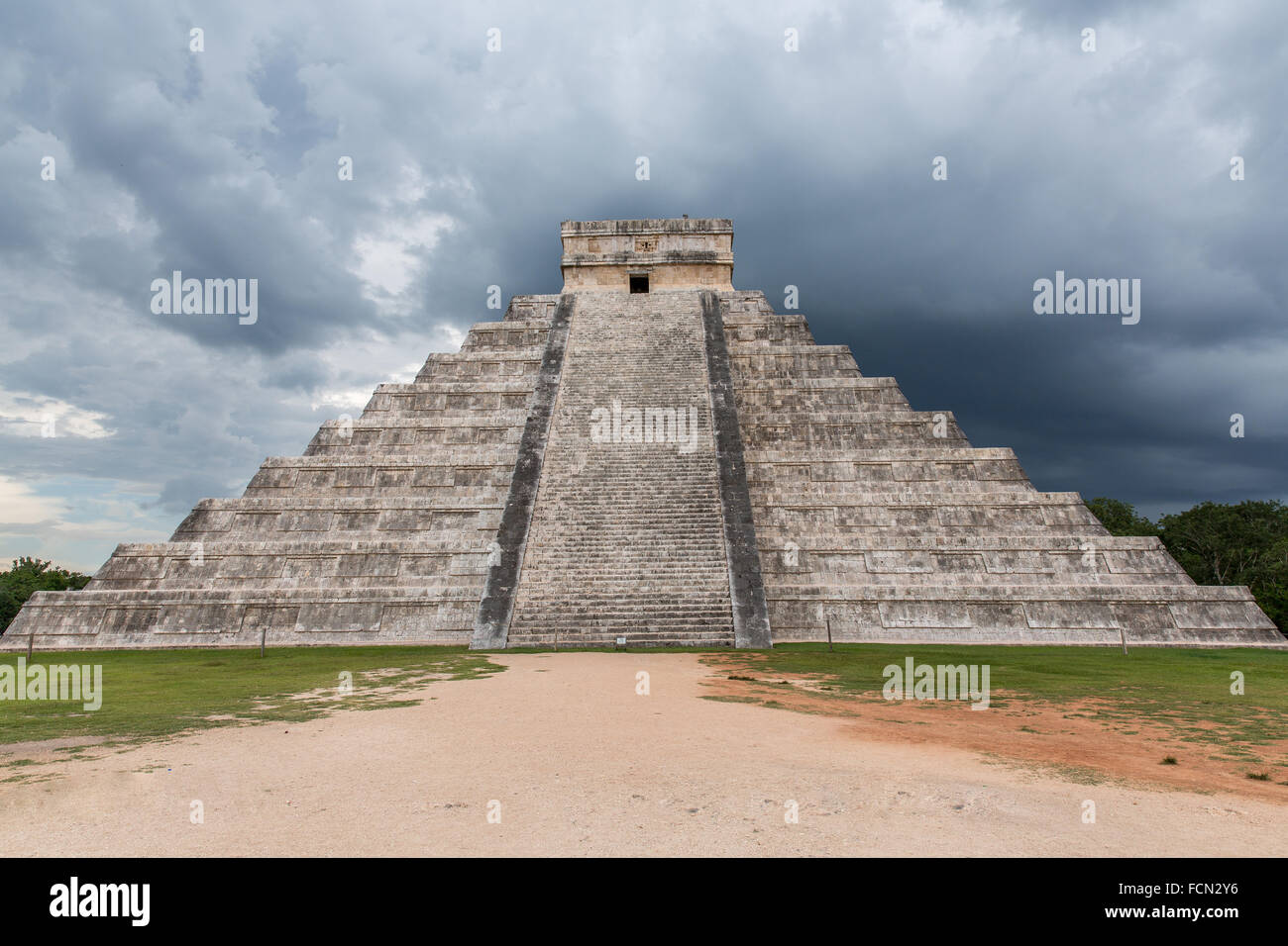 Chichen Itza, also known as "El Castillo" is a Maya ruin in Mexico. It ...