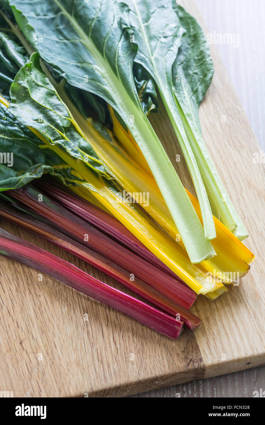 Swiss chard red yellow hi-res stock photography and images - Alamy