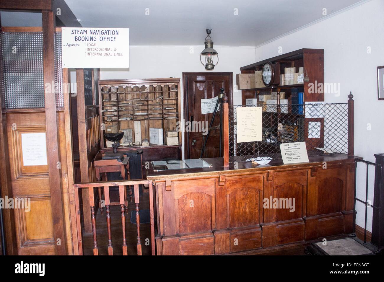 Replica steam navigation office, Flagstaff Hill, Warrnambool, Australia ...