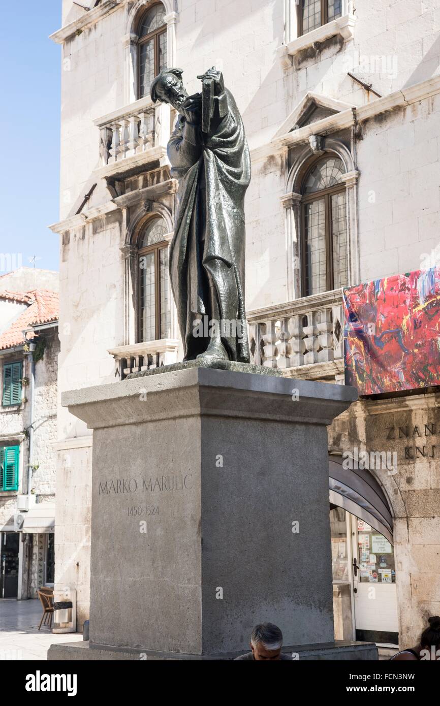Marko Marulic, Croatian national poet and Christian humanist, Split ...
