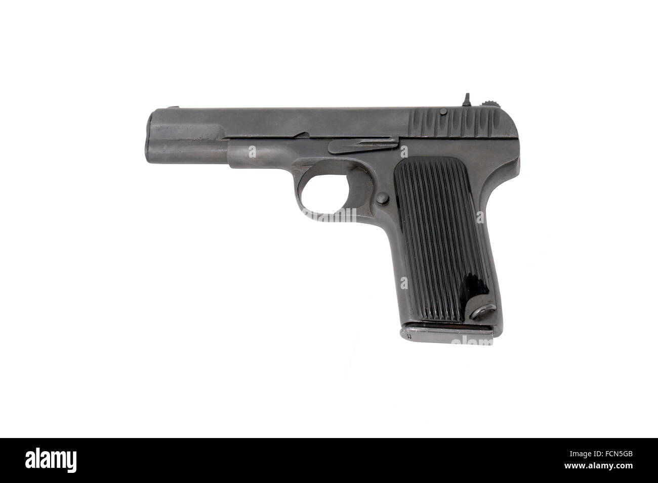Soviet army hand gun TT (example of 1943). Former USSR Stock Photo - Alamy