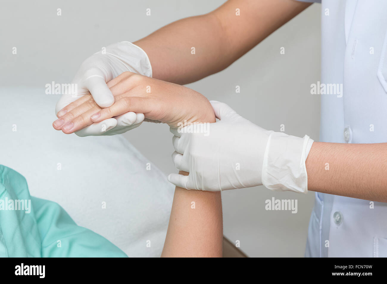 Hand motion exercise for patient hi-res stock photography and images ...