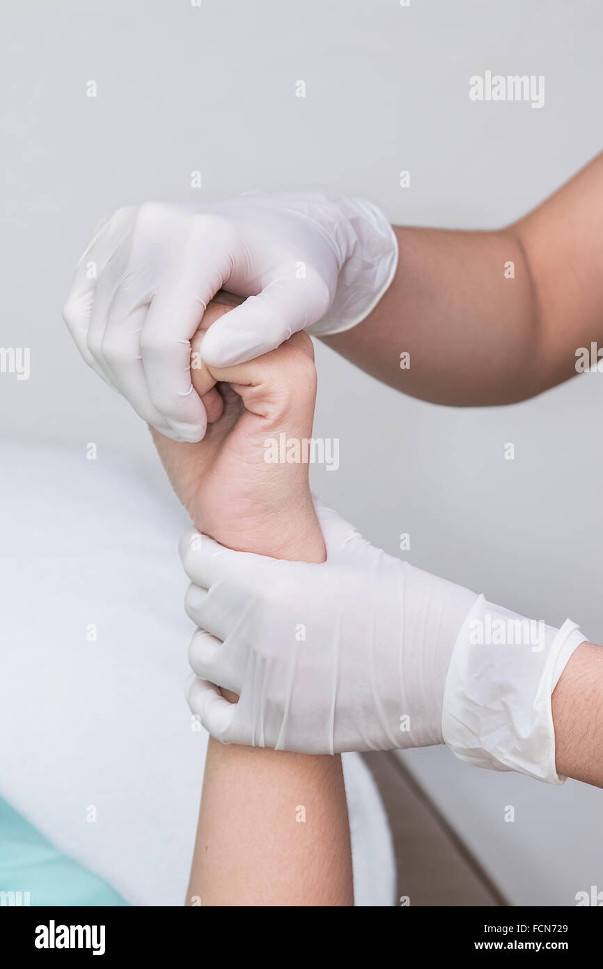 Hand motion exercise for patient hi-res stock photography and images ...