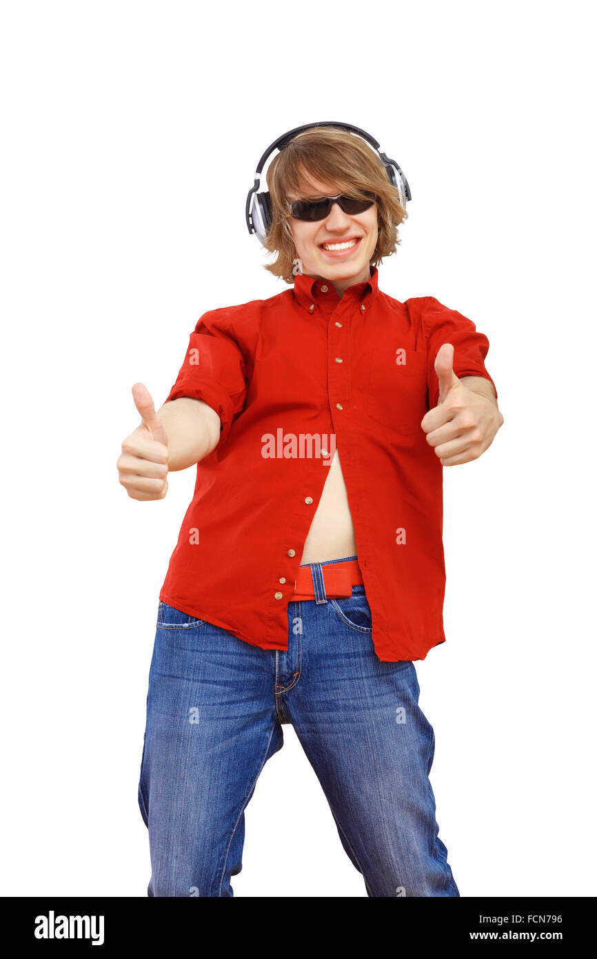 Teenager at festival Cut Out Stock Images & Pictures - Alamy