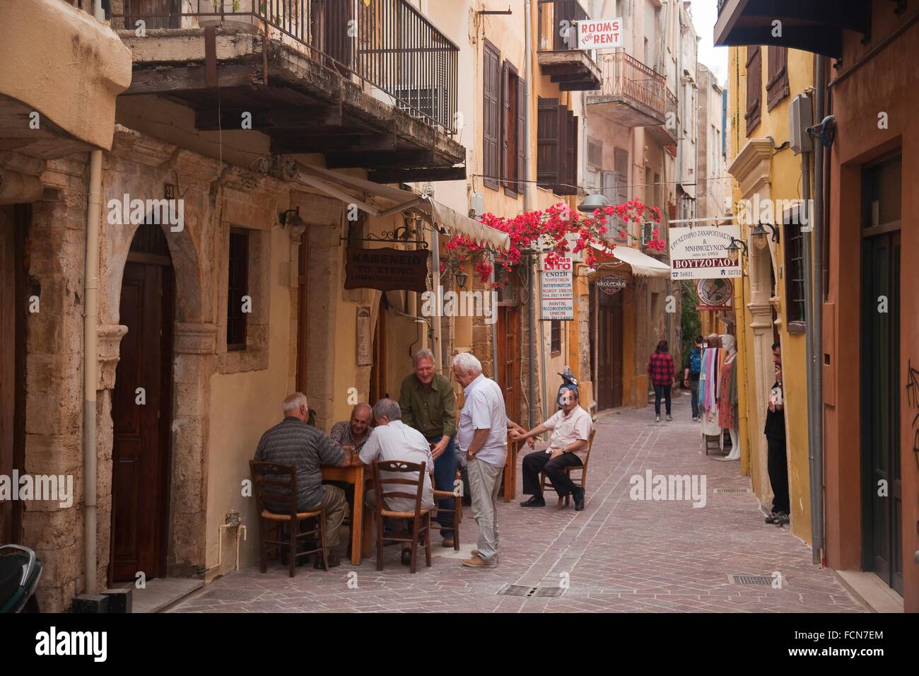 Old Town Chania Crete Backgammon