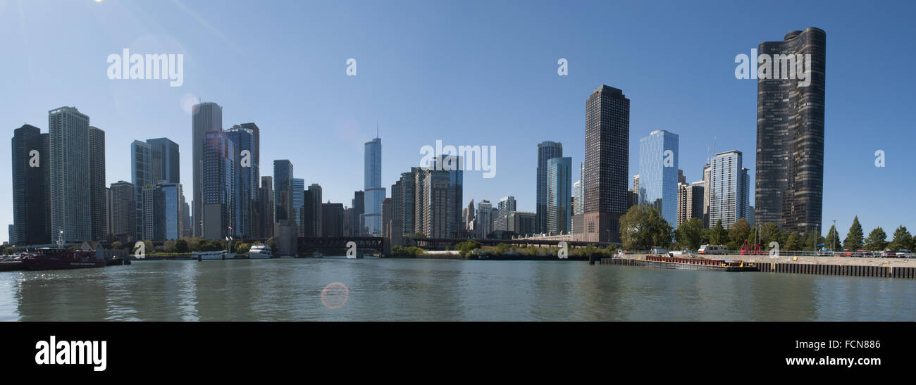 Trump tower skyline hi-res stock photography and images - Alamy