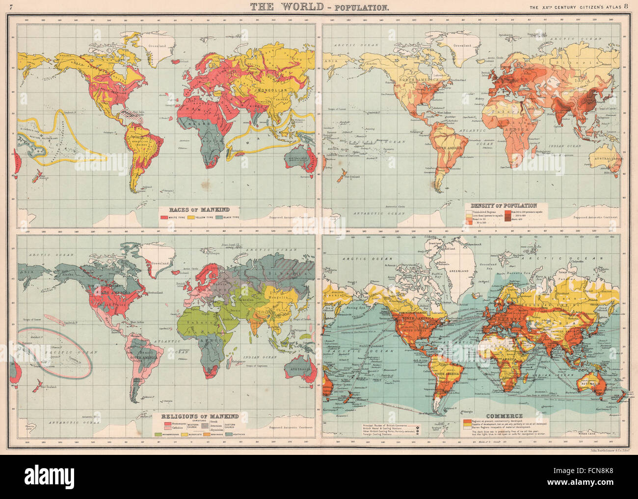 World religions map hi-res stock photography and images - Alamy
