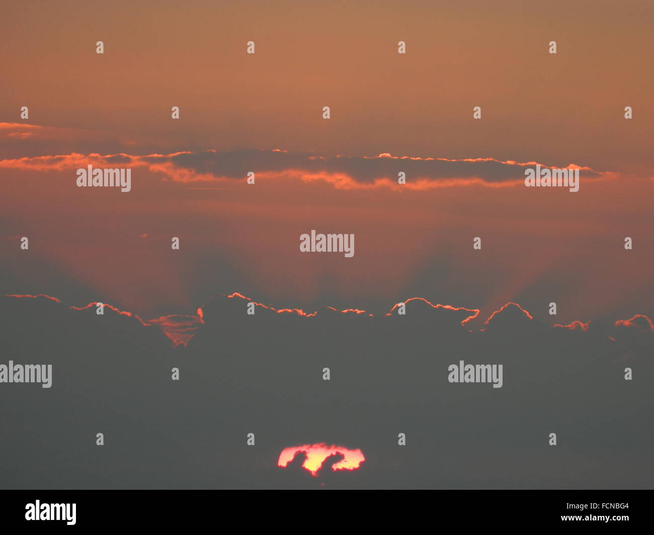 sunset over brighton Stock Photo - Alamy