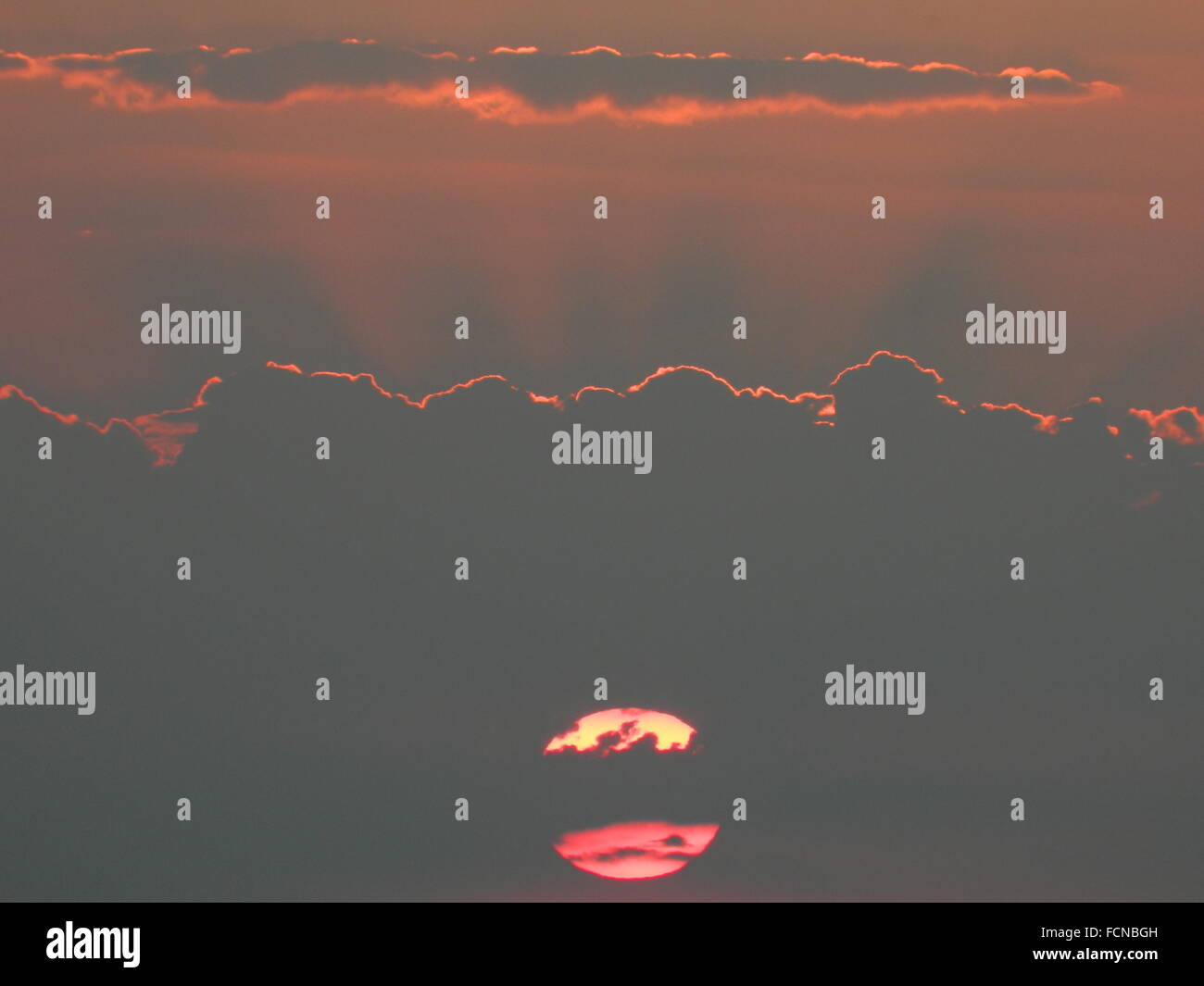 sunset over brighton Stock Photo - Alamy