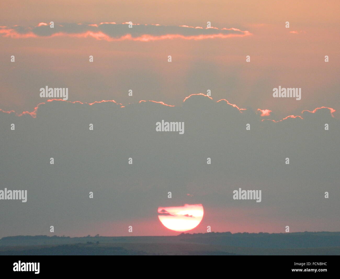 sunset over brighton Stock Photo - Alamy