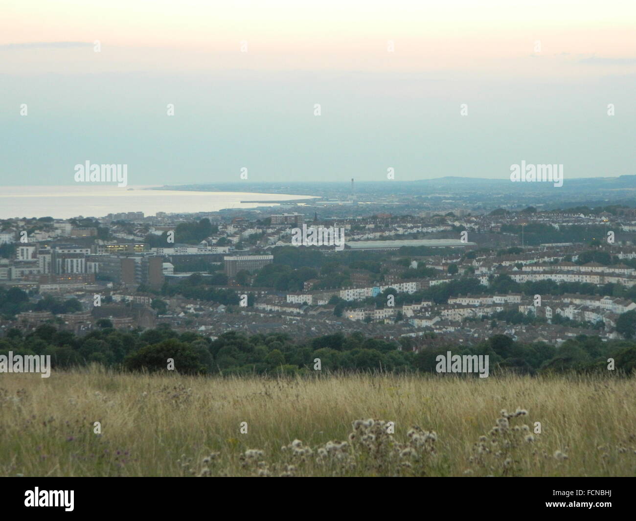 sunset over brighton Stock Photo - Alamy