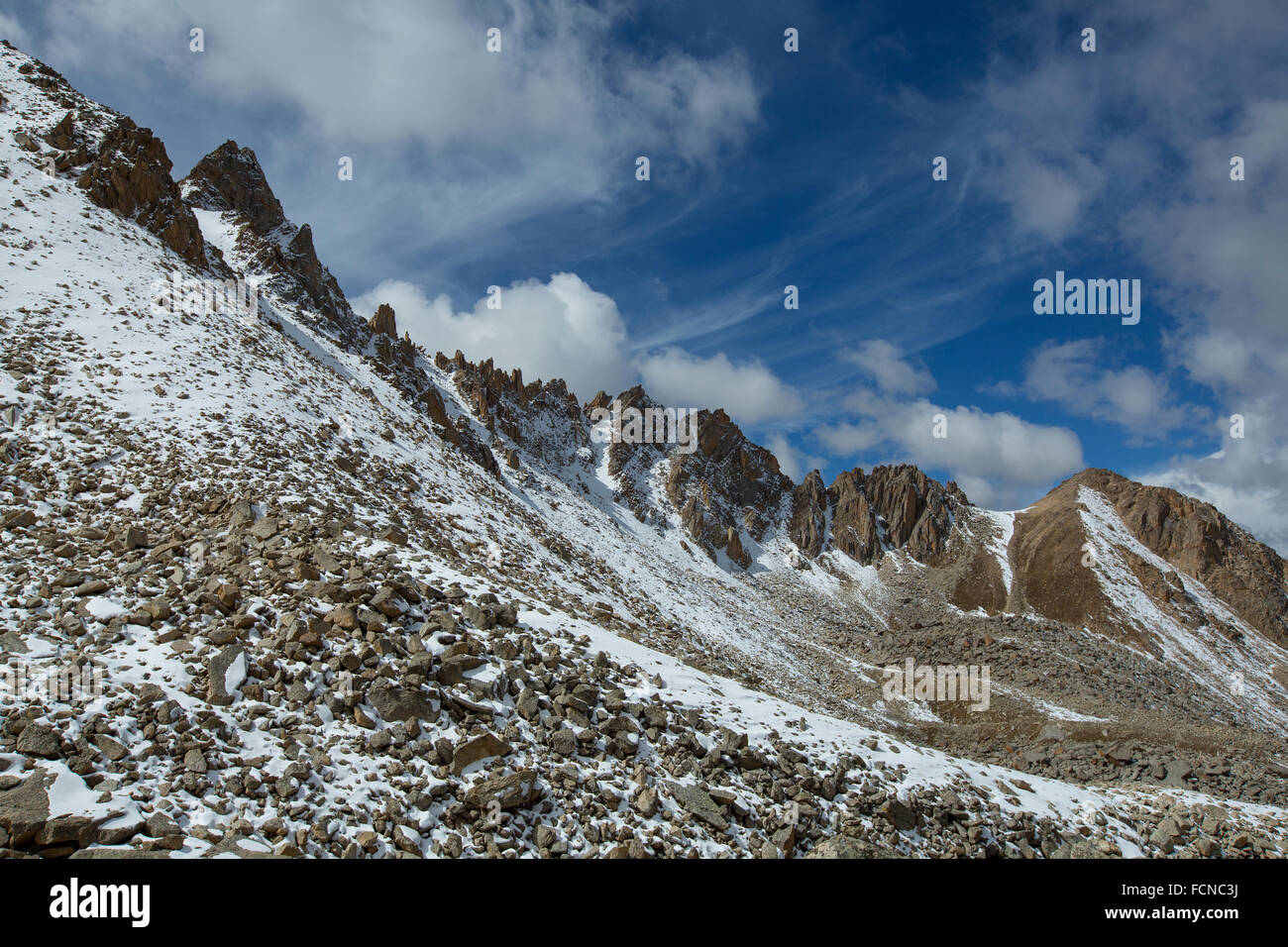 Tibet highway 317 line Stock Photo - Alamy