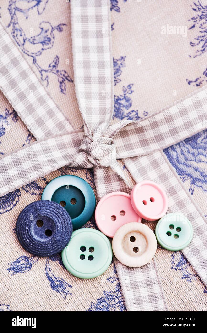 Fabric Buttons High Resolution Stock Photography and Images - Alamy
