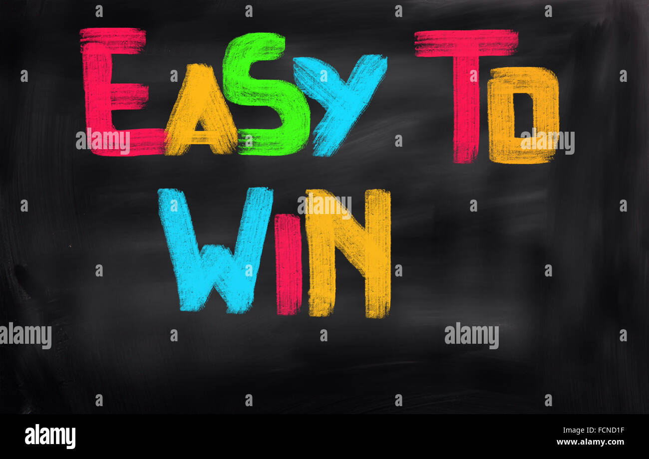 Easy To Win Concept Stock Photo - Alamy