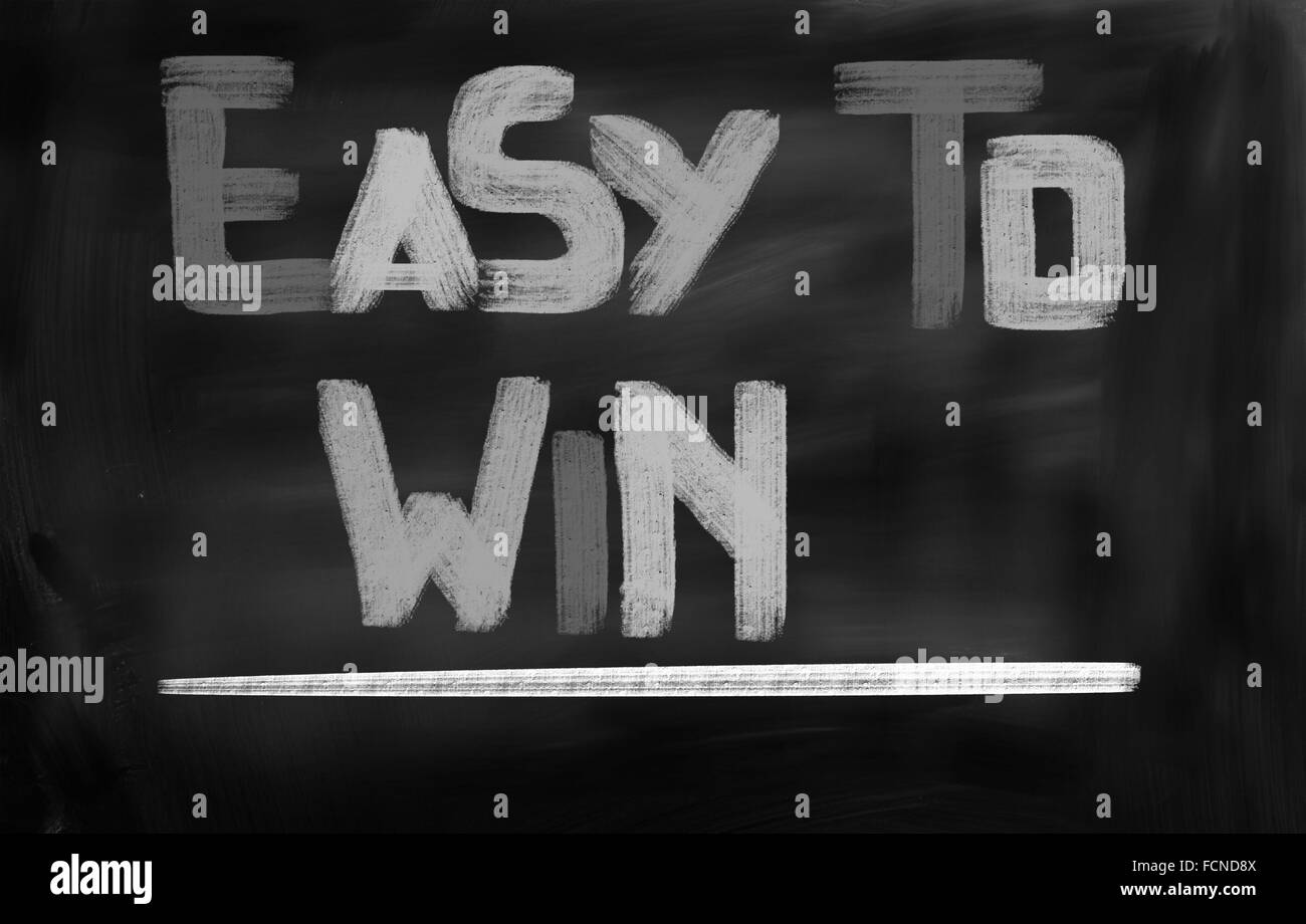 Easy To Win Concept Stock Photo - Alamy