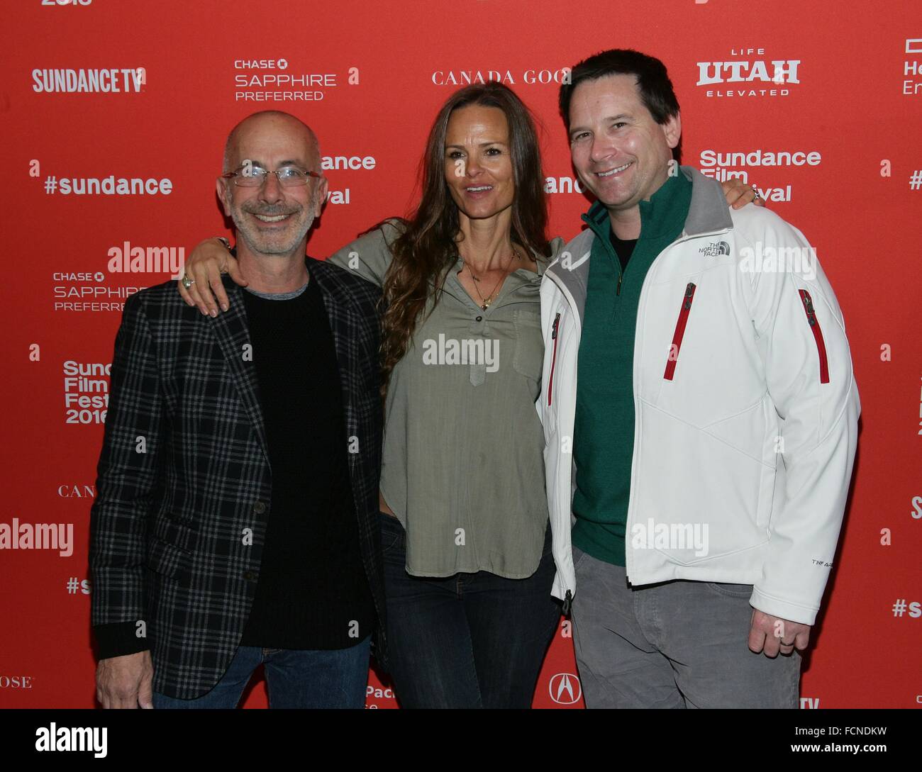 Park City, UT, USA. 23rd Jan, 2016. Russell Levine (Producer), Heather ...