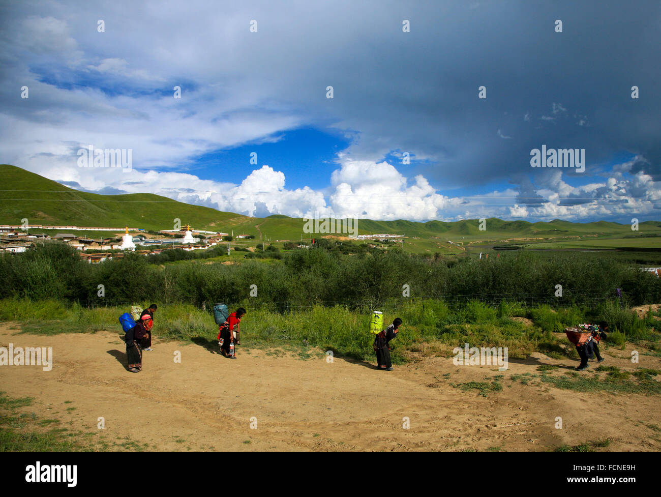 the Yellow River first bend Stock Photo - Alamy