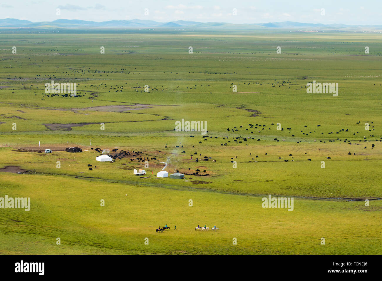 the Yellow River first bend Stock Photo - Alamy