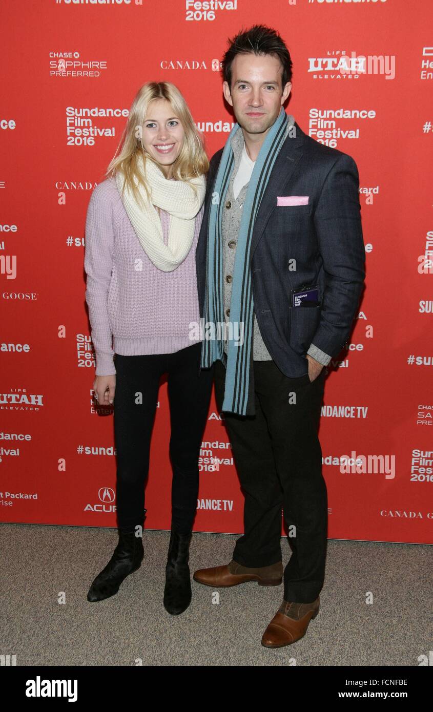 Park City, UT, USA. 23rd Jan, 2016. Charlotte Ubben, Michael Tennant at ...