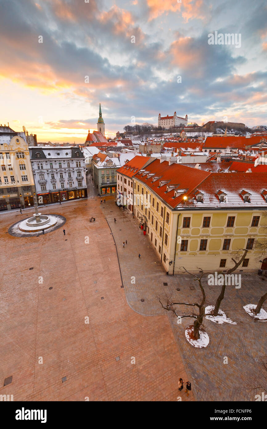 Bratislava old town main square hi-res stock photography and images - Alamy