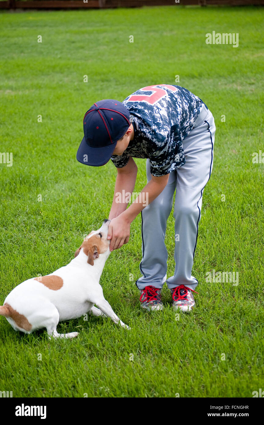 Boy jack russell hi-res stock photography and images - Alamy