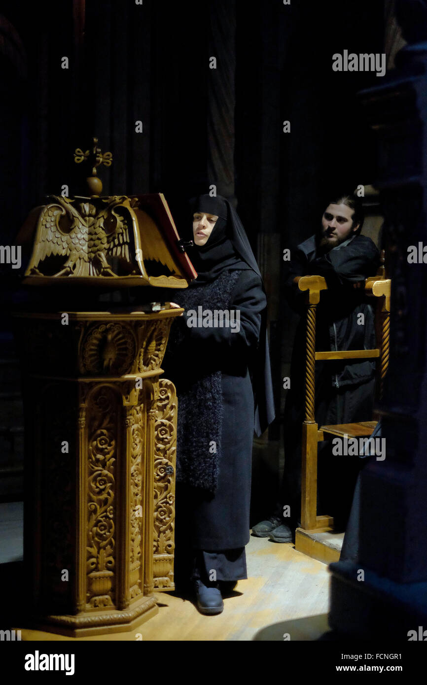 A greek orthodox nun hi-res stock photography and images - Alamy