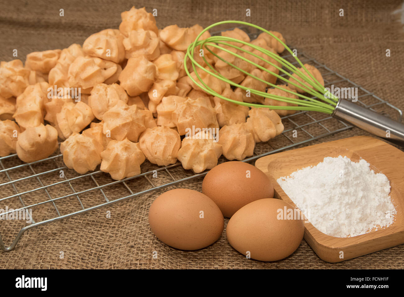 ingredient of choux cream Stock Photo - Alamy