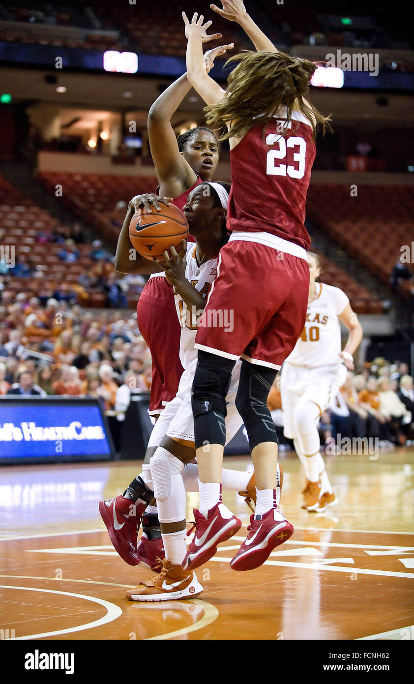 Austin TX, USA. 23rd Jan, 2016. Texas Longhorns Lashann Higgs #10 in ...