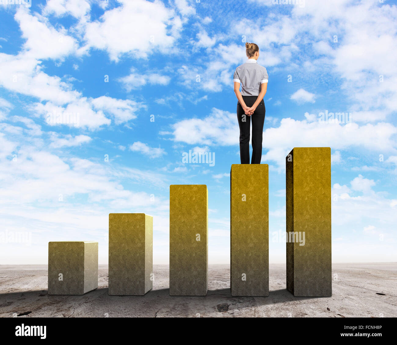 Graph of success hi-res stock photography and images - Alamy