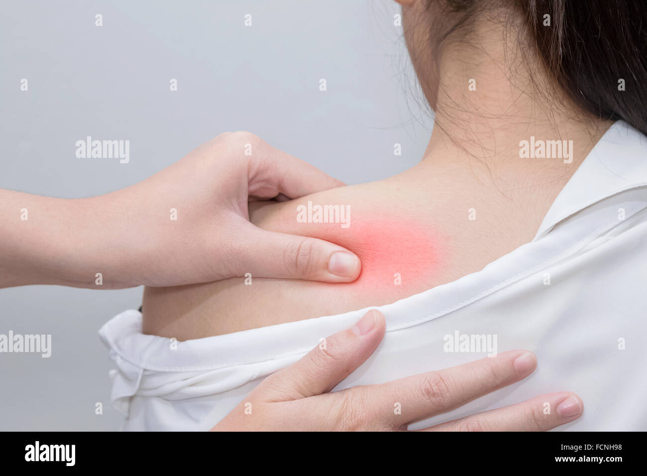 thai massage health care procedure, kneading shoulders muscules of ... thai massage health care procedure, kneading shoulders muscules of ...