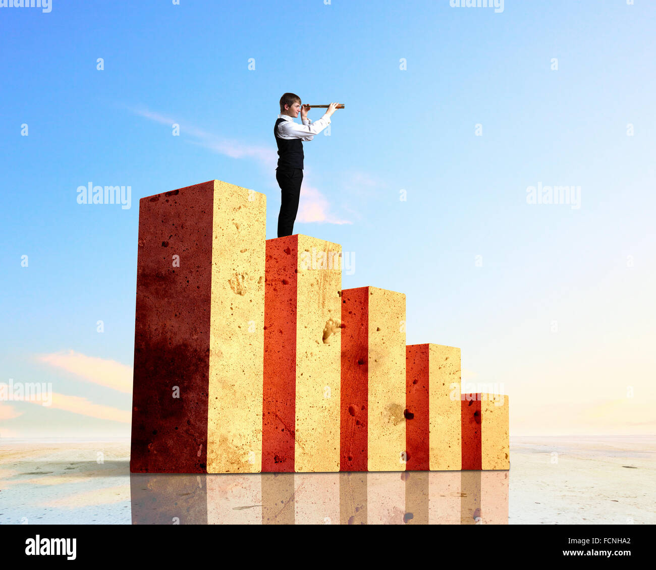 Graph representing growth hi-res stock photography and images - Alamy