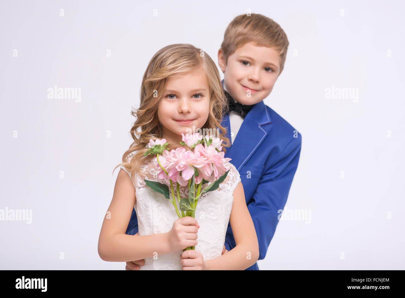 Boy girl talk children hi-res stock photography and images - Alamy