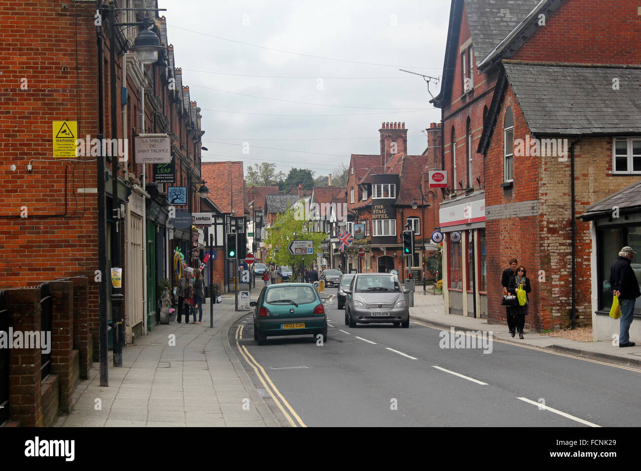 Lyndhurst high street new forest hi-res stock photography and images ...