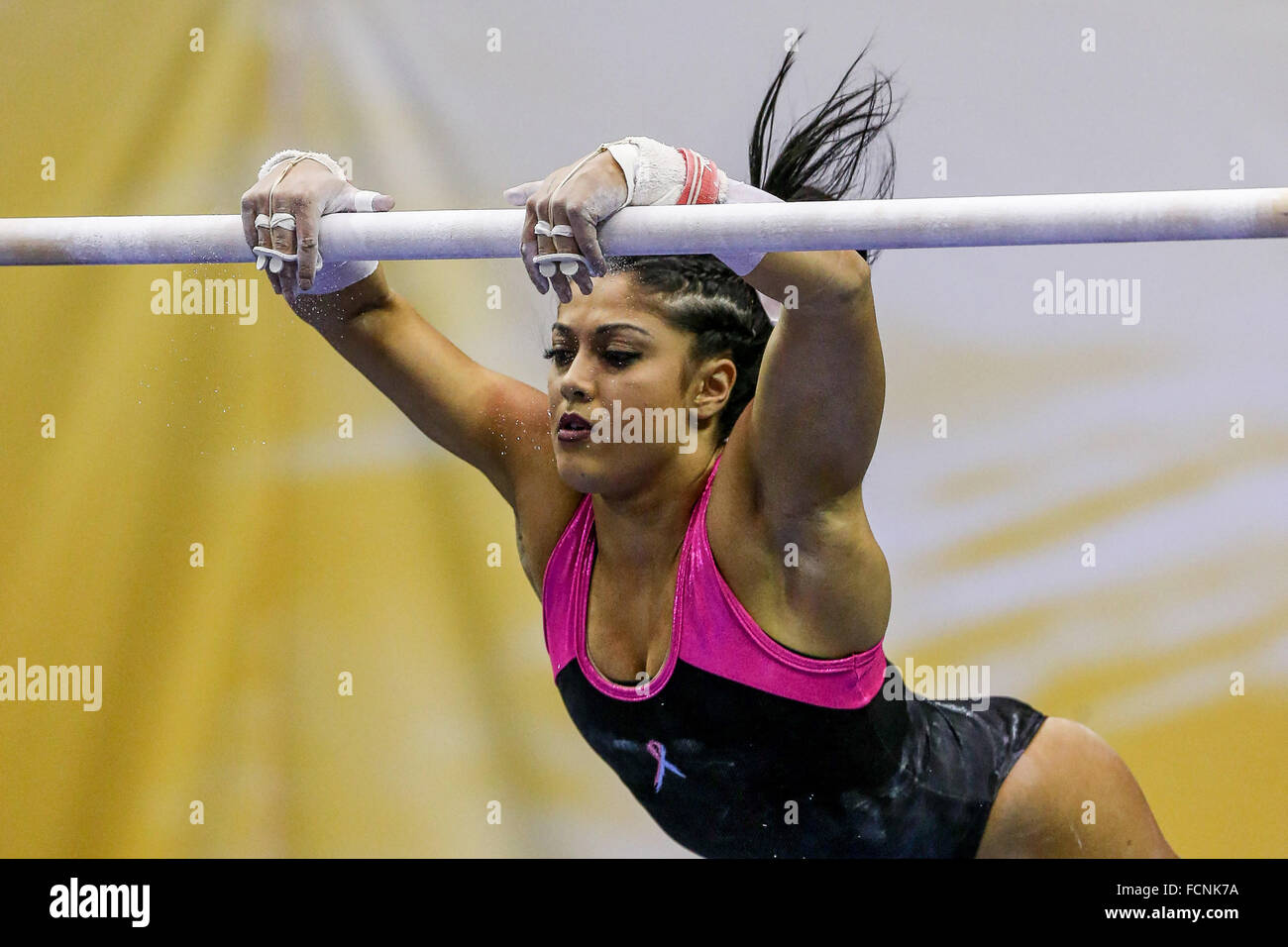 Baton Rouge, LA, USA. 22nd Jan, 2016. LSU Tigers Jessica Savona on the ...